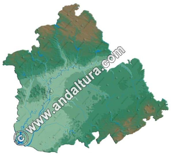 Mapas Calibrados de Sevilla - Andaltura